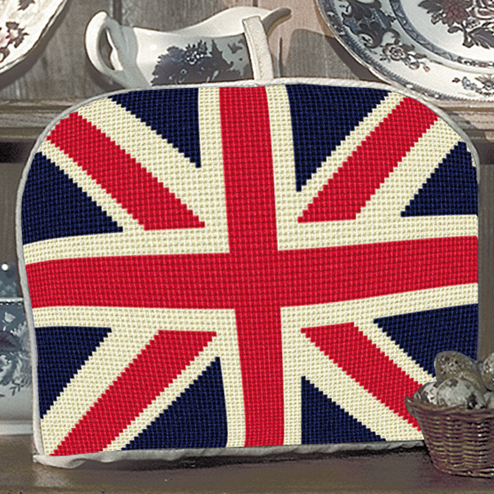 Union Jack Tea Cosy Tapestry Kit – Brigantia Needlework