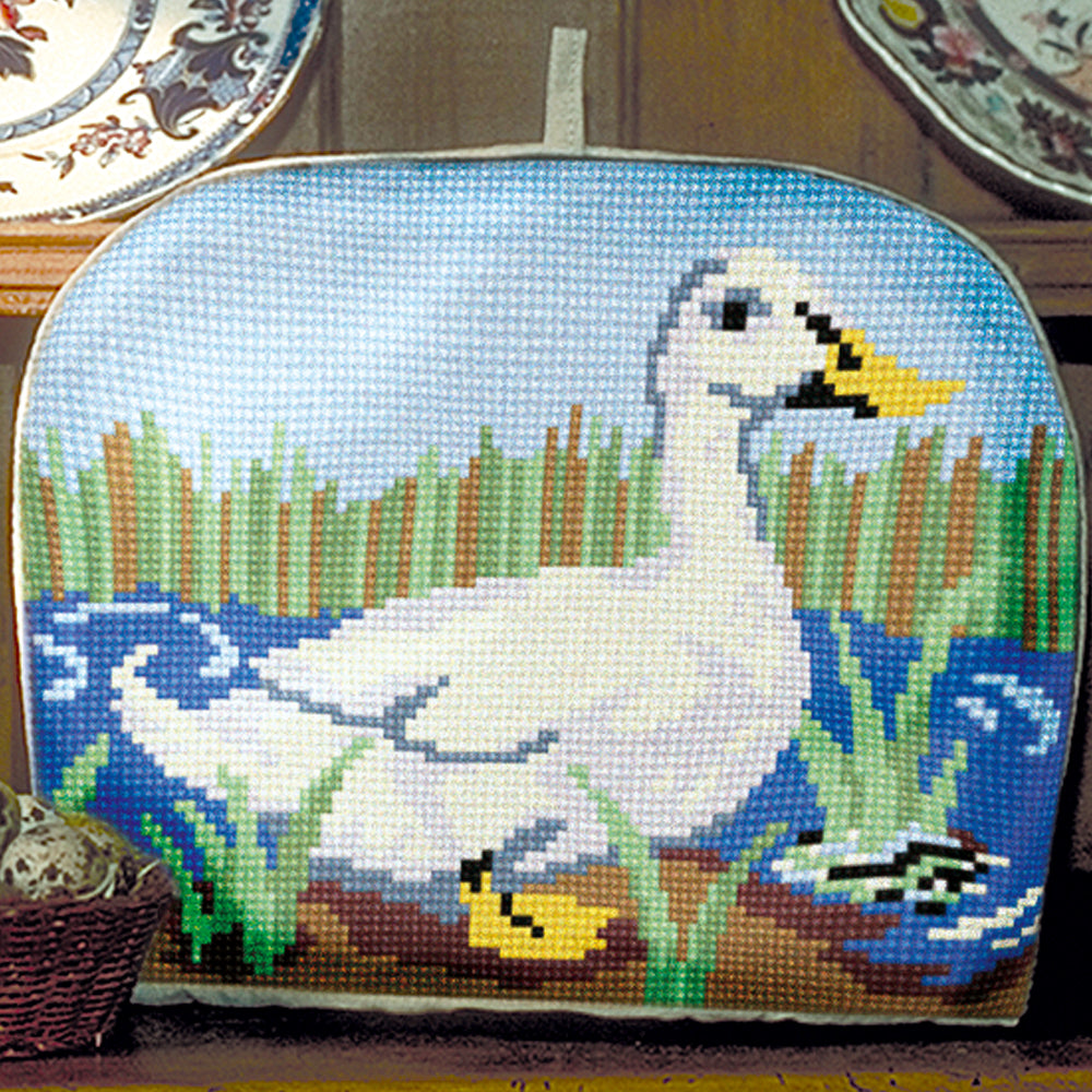 Farmyard Duck Tea Cosy Tapestry Kit – Brigantia Needlework